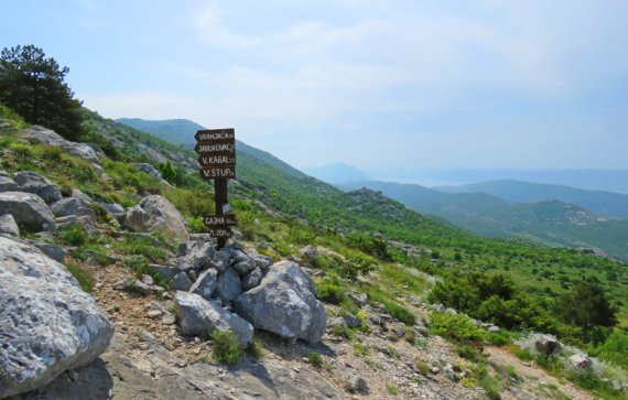 Hiking Mount Mosor the "Man's Way"