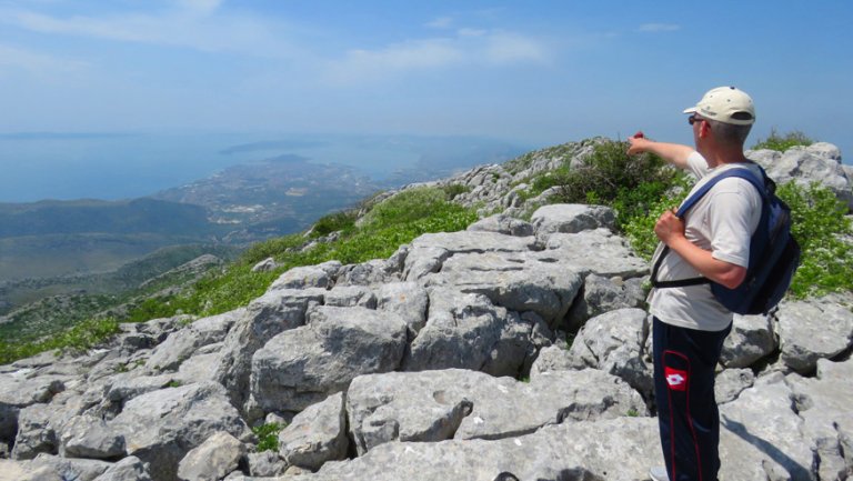 Hiking Mount Mosor the "Man's Way"