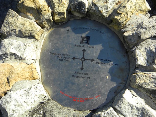 Hiking up the Twelve Apostles to Table Mountain, Cape Town