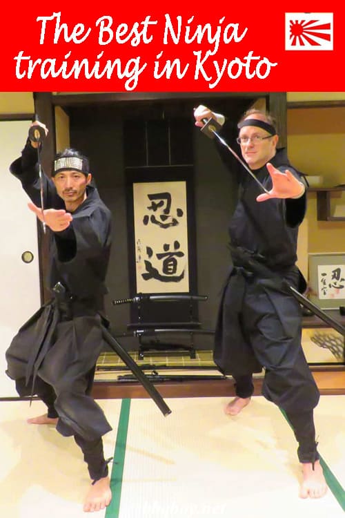 Ninja training in Kyoto