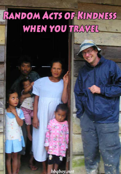 Random Acts of Kindness when you travel