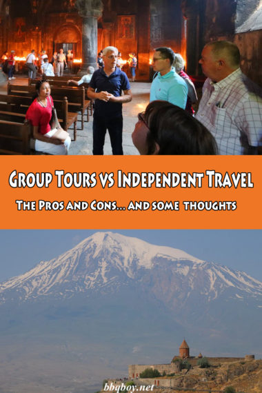 Group Tours vs Independent Travel.