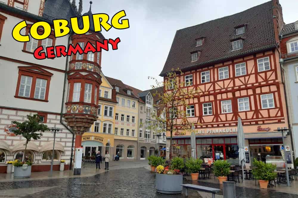Visiting the really pretty town of Coburg, Germany