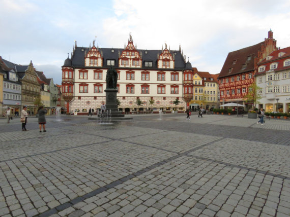 Visiting the really pretty town of Coburg, Germany