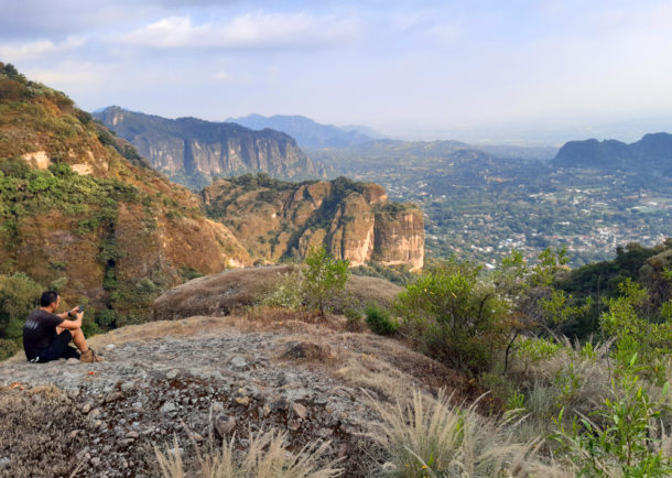 Hiking the Tepozteco Pyramid in Tepoztlan