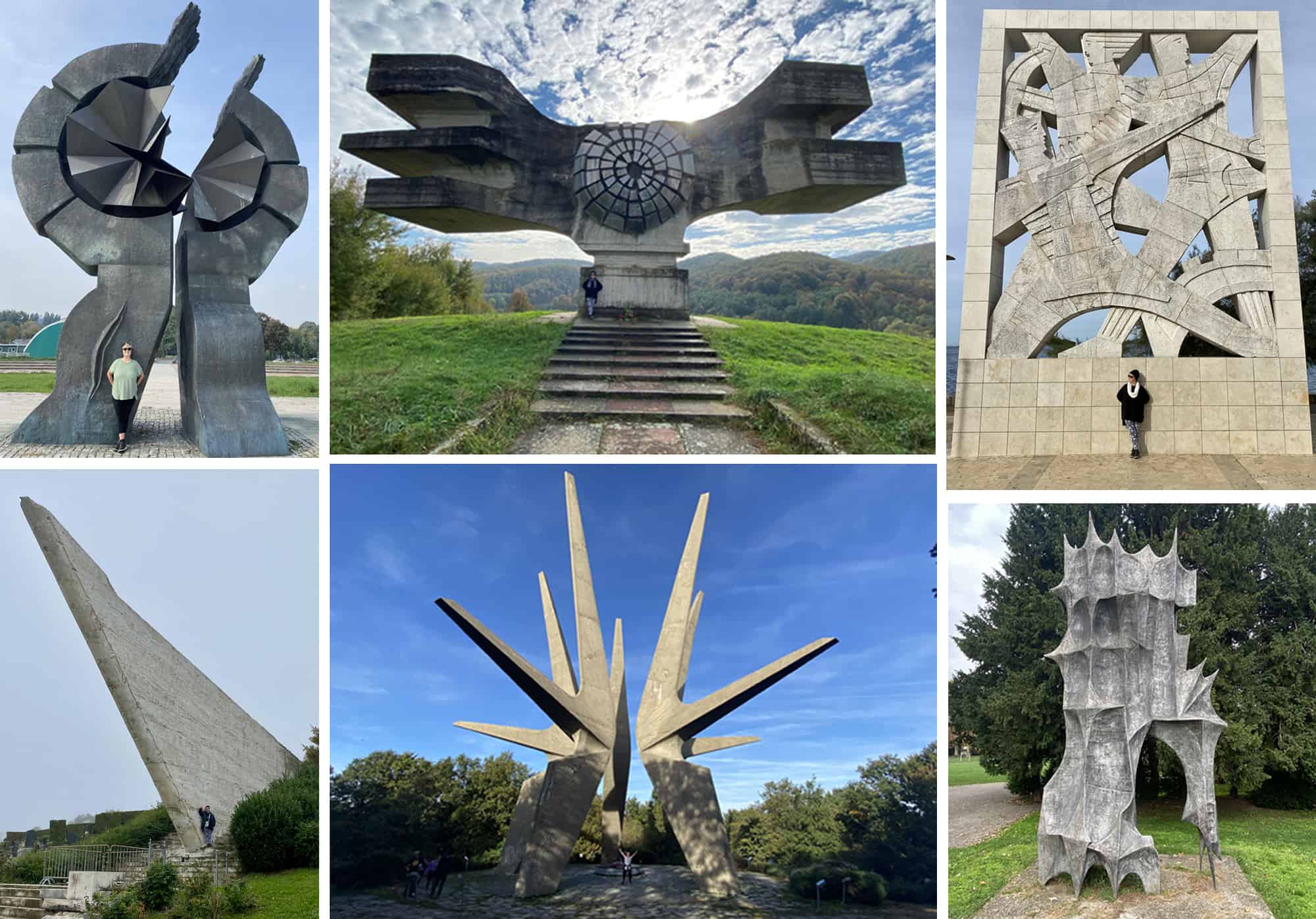 The Spomeniks of the ex-Yugoslavia