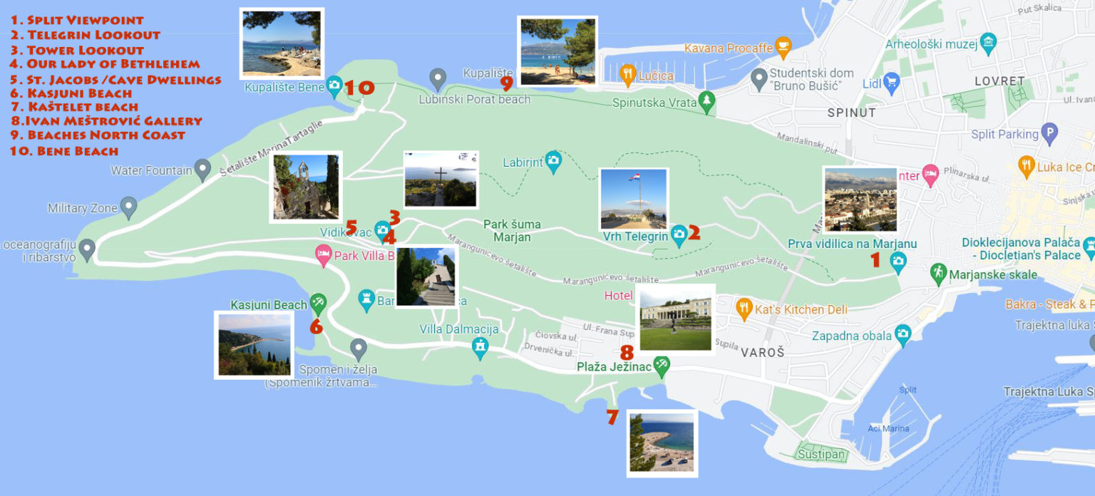 The Best of Marjan Hill in Split, Croatia - The Travels of BBQboy and ...